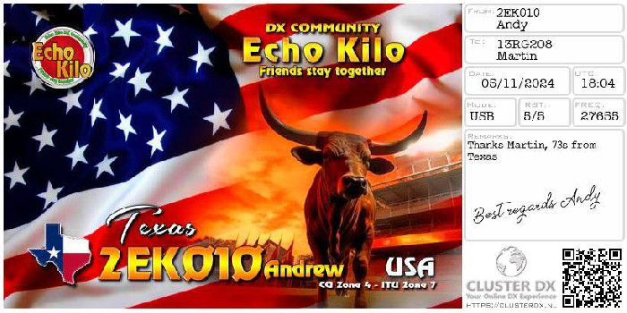QSL Cards :: Romeo Golf DX Club information